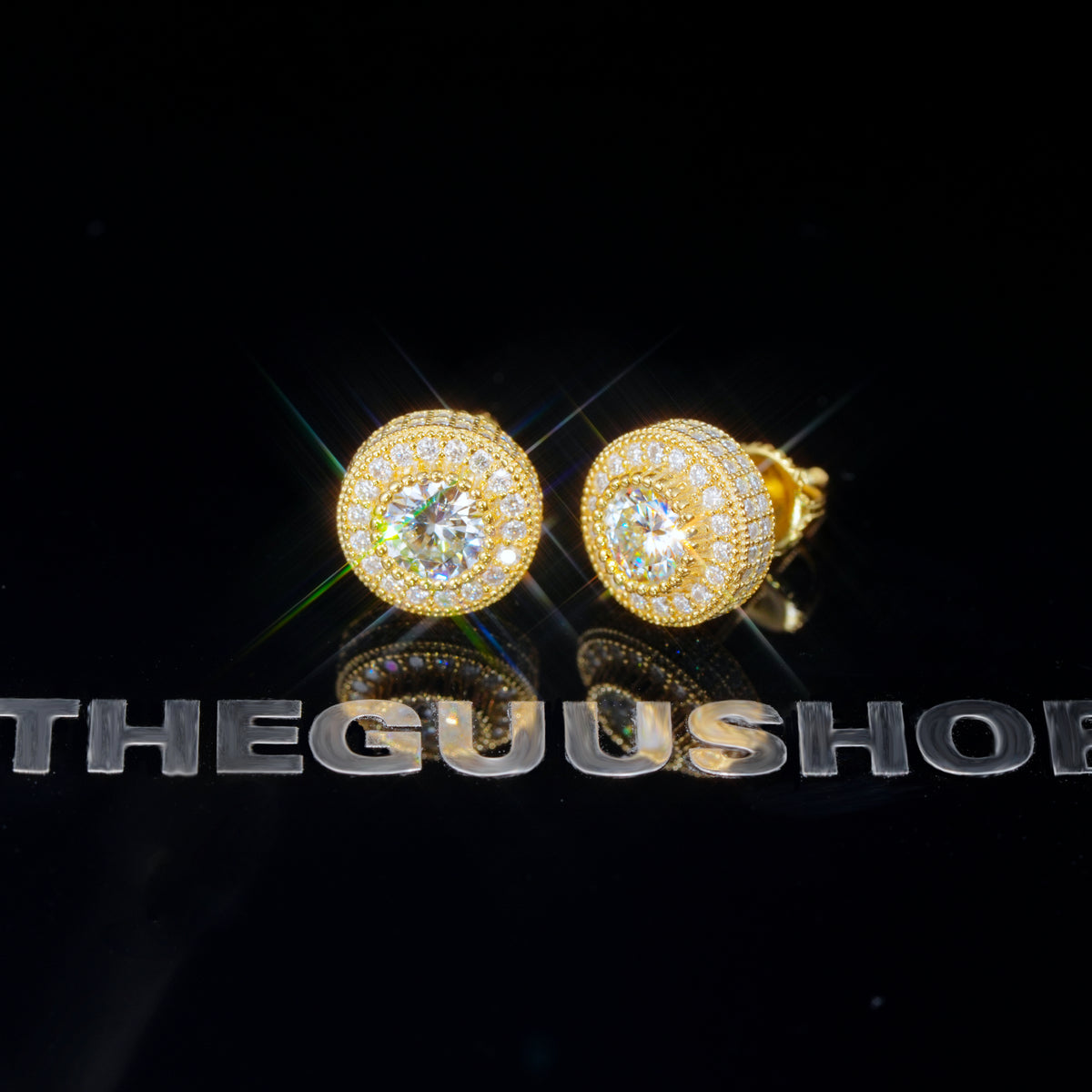 925S VVS Moissanite Solitaire Stud Earrings | Best VVS Hip Hop Jewelry ...