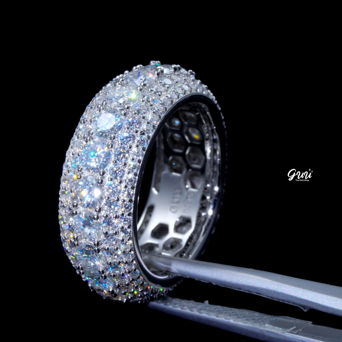 925S VVS Moissanite Solitaire Stud Earrings | Best VVS Hip Hop Jewelry ...
