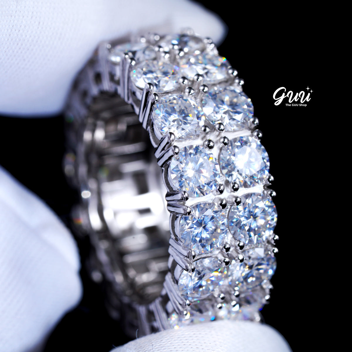 925S VVS Moissanite Solitaire Stud Earrings | Best VVS Hip Hop Jewelry ...
